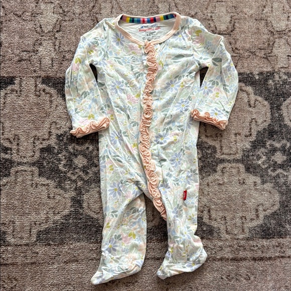 Magnetic Me | One Pieces | Magnetic Me Floral Baby Onesie | Poshmark